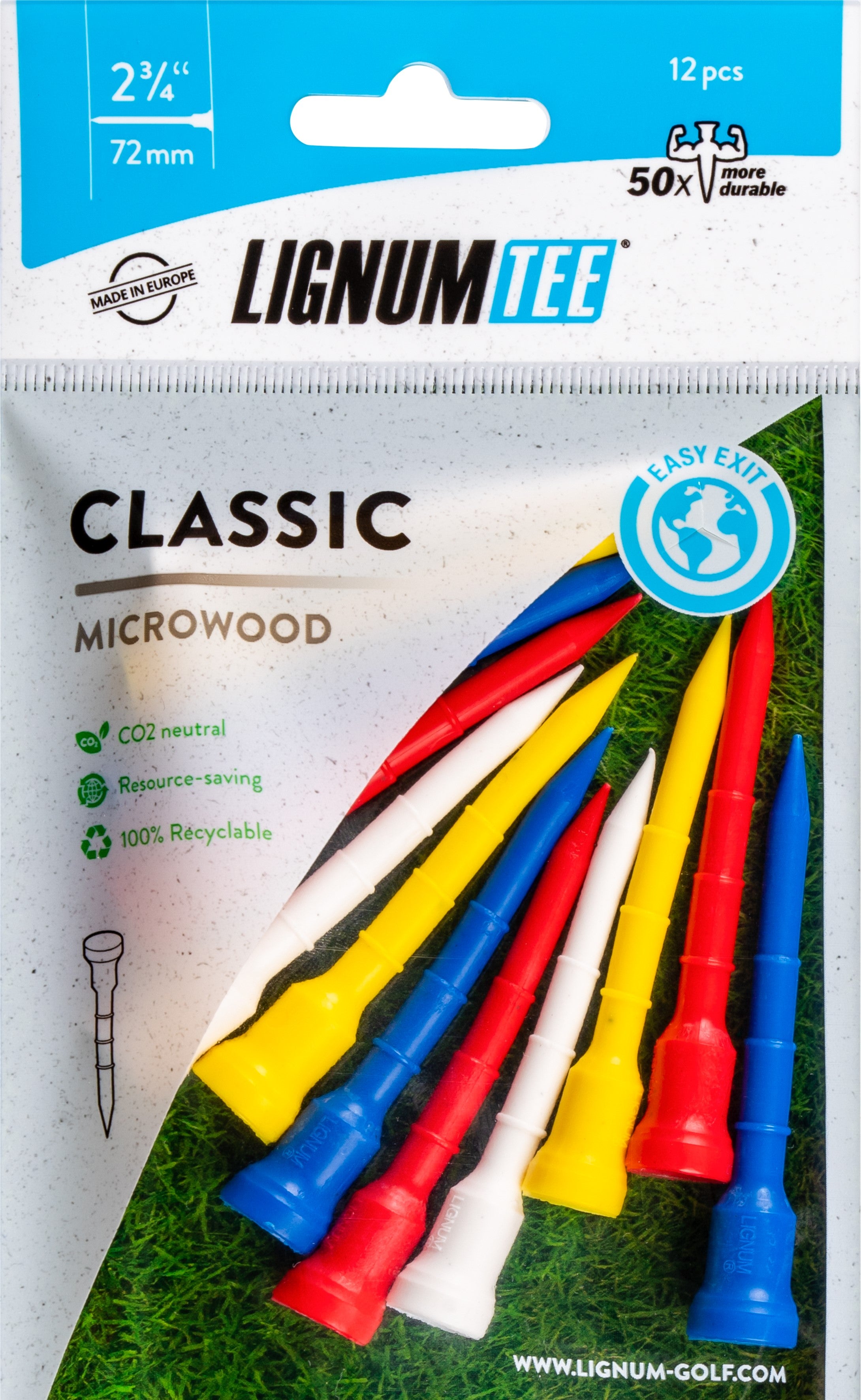 Lignum Classic Tee - 3″ - Classic Mix – Lignum Tee
